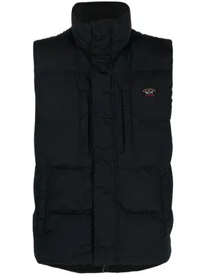 Paul & Shark Logo-patch Padded Gilet