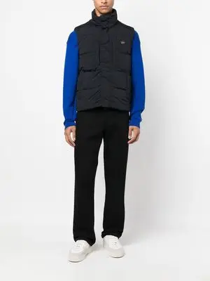 Paul & Shark Logo-patch Padded Gilet