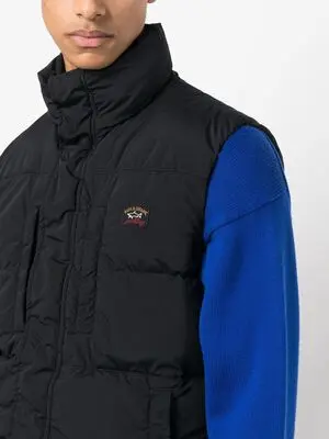 Paul & Shark Logo-patch Padded Gilet