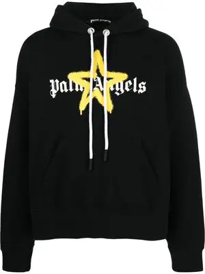 Palm Angels Drawstring Sweatshirts Hoodies For Men