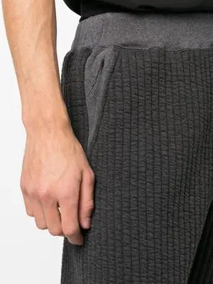 WHITE MOUNTAINEERING Ribbed Track Cotton-blend Pants - Grey
