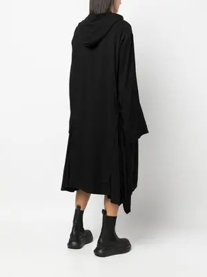 Yohji Yamamoto Asymmetric Hooded Coat