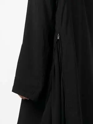 Yohji Yamamoto Asymmetric Hooded Coat
