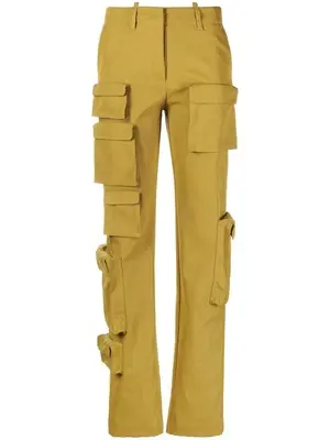 Off-white Belted Pants For Women