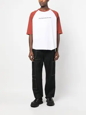 YOUTHS IN BALACLAVA Logo-print Round-neck T-shirt