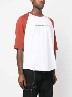 YOUTHS IN BALACLAVA Logo-print Round-neck T-shirt