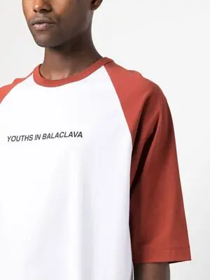 YOUTHS IN BALACLAVA Logo-print Round-neck T-shirt