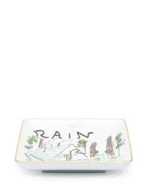 GINORI 1735 Rain Rock Creek Square Plate