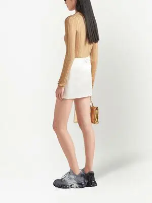 Prada V-neck Lamé Cardigan