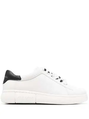 Kate Spade New York Leather Polka-dot Sneakers - White
