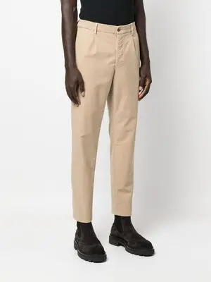 Incotex Tapered-leg Cotton Trousers