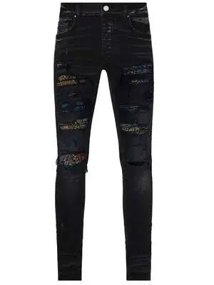 Amiri Thrasher Rainbow Paisley Jeans - Black