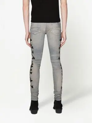 Amiri Camo Bones Skinny Jeans