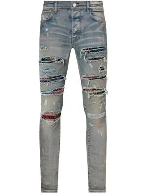 Amiri Thrasher Rainbow Paisley Jeans - Blue