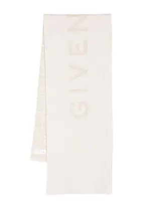 Givenchy Monogram Intarsia-knit Logo Scarf