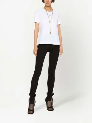 Dolce & Gabbana Crystal-embellished T-shirt - White