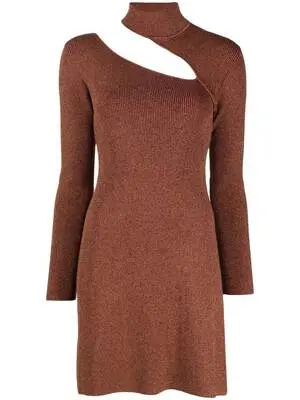 Cult Gaia Jet Cut-out Knit Dress