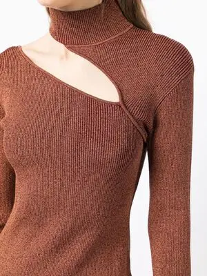 Cult Gaia Jet Cut-out Knit Dress