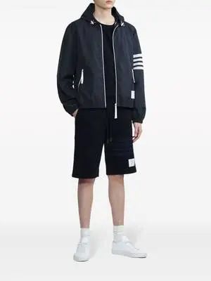 Thom Browne 4-bar Stripe Hooded Jacket - Blue