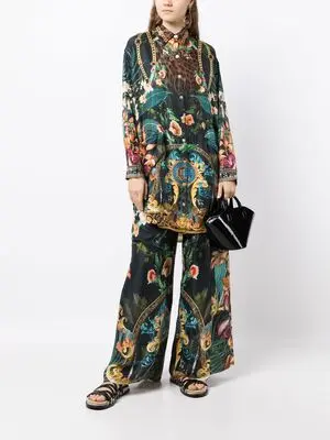 Camilla Graphic-print Trousers