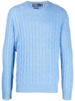 Polo Ralph Lauren Cable-knit Cashmere Jumper - Blue