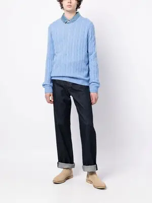 Polo Ralph Lauren Cable-knit Cashmere Jumper - Blue