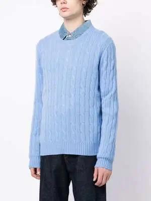 Polo Ralph Lauren Cable-knit Cashmere Jumper - Blue
