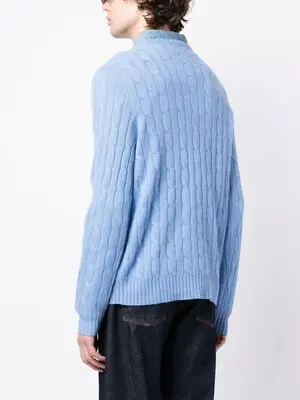Polo Ralph Lauren Cable-knit Cashmere Jumper - Blue