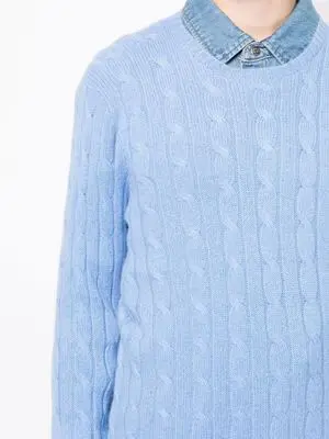 Polo Ralph Lauren Cable-knit Cashmere Jumper - Blue