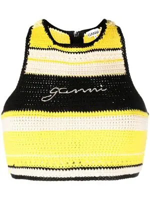 Ganni Crochet Tops