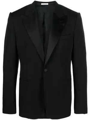ALEXANDER MCQUEEN Silk Lapels Blazer