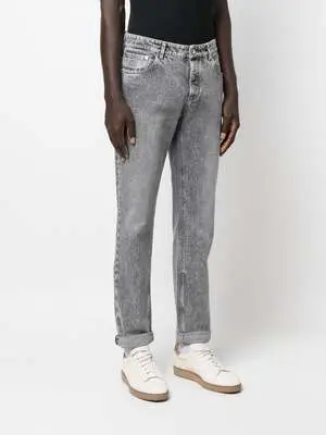Brunello Cucinelli Straight-leg Jeans - Grey