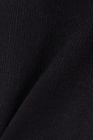 Victoria Beckham Vb Body Ribbed Stretch-knit Midi Skirt