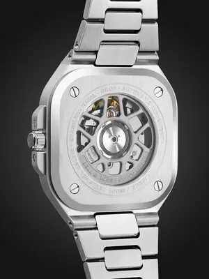BELL & ROSS Br 05 Automatic Stainless Steel Watch - Brown