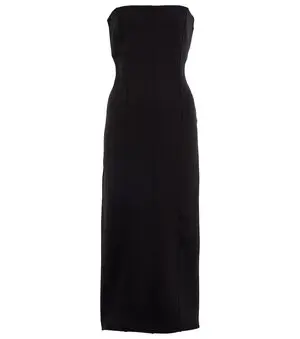 THE ROW Strapless Midi Dress