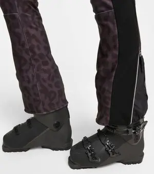 JETSET Magic Ghoster Leopard-print Ski Suit - Black