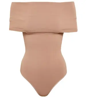 Alaïa Off-the-shoulder Bodysuit - Black