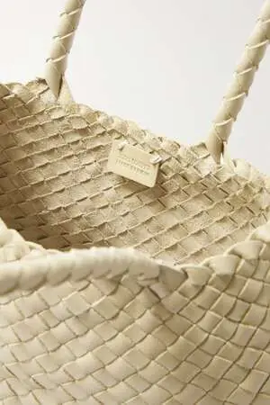 Dragon Diffusion Santa Croce Big Woven Leather Tote