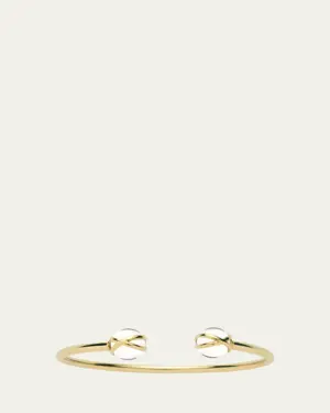 L. KLEIN Prisma Polished 18k Quartz Bangle - Gold