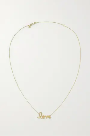 SYDNEY EVAN Medium Love 14-karat Necklace