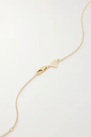 Alison Lou Flower Streamer 14-karat Necklace
