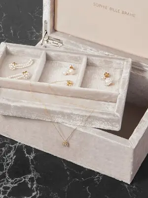 Sophie Bille Brahe Trésor Large Velvet Jewelry Box