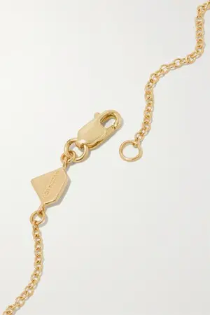 Alison Lou Heart Streamer 14-karat And Enamel Bracelet