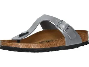 BIRKENSTOCK Gizeh Birko-flor Thong Sandals - Silver