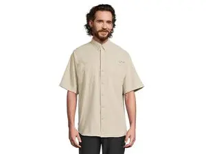 Columbia Tamiamitm Ii S/s Short Sleeve Button Up Beet - Beige