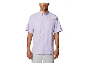 Columbia Tamiamitm Ii S/s Men's Short Sleeve Button Up Bright Nectar Purple
