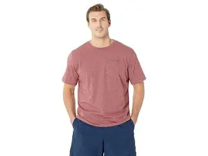 Columbia Big Tall Thistletown Hillstm Short Sleeve Men's Clothing City Grey Heather Pink