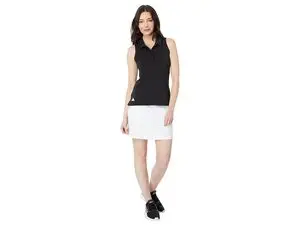 Adidas Ultimate365 Solid Sleeveless Golf Polo Shirt Clothing - Black