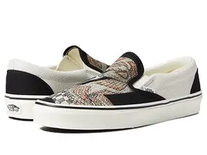 VANS Vans Classic Slip-On Checkerboard Sneakers Animal Print