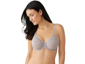 Wacoal Seamless Visual Effects Minimizer Women's Bra Black Gray